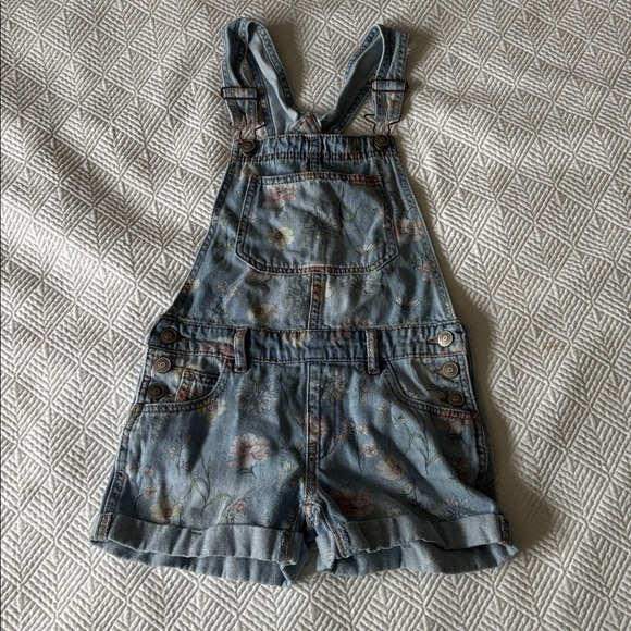 wonder nation | Bottoms | Wonder Nation Light Blue Floral Overalls ...